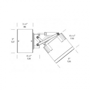Hunza Ultra 50 Wall Spot - Light Ideas International Ltd