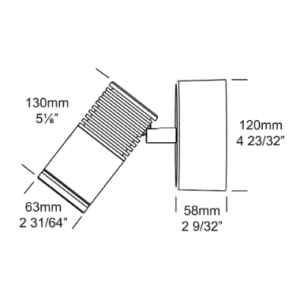 Hunza High Power Wall Spot RGBW - Light Ideas International Ltd